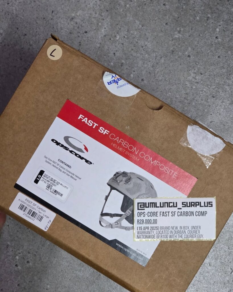 Ops-Core FAST SF Carbon Composite Helmet For Sale in South Africa ...
